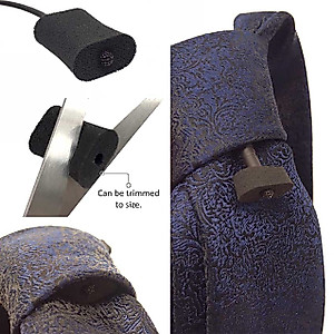 URSA Foamies: Soft Foam Mounts for Wireless Lav Mics. Can be stuck directly to the skin or costume. Fits SANKEN COS11, SENNHEISER MKE2, RODE LAV, DPA 4060/4070 (Pack of 12) (White)