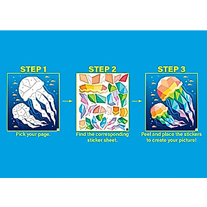 Teacher Created Resources Ocean Life Modern Mosaics Stick to The Numbers