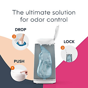 Playtex Diaper Genie Expressions Diaper Pail Fabric Sleeve, Pink Starburst