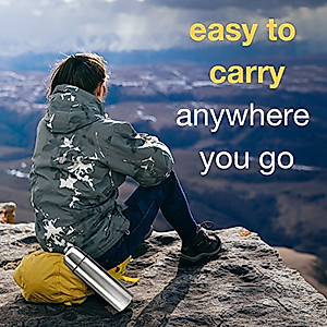 Best Stainless Steel Coffee Thermos, BPA Free, New Triple Wall Insulated, Hot & Cold for Hours. (34 OZ/1000ML)