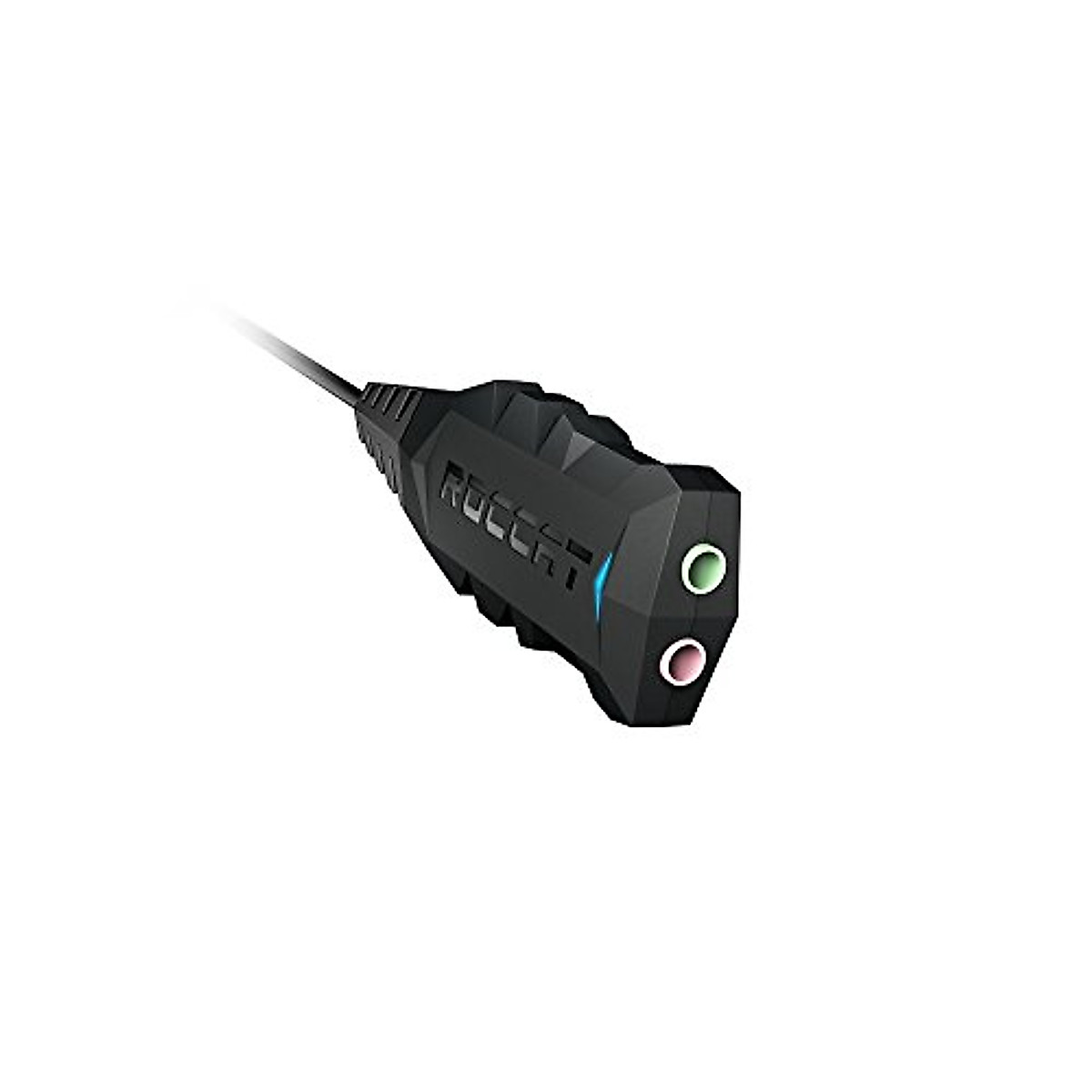 ROCCAT Juke - Virtual 7.1 Plus USB Stereo Soundcard and Headset Adapter for PC Computer Gaming Headphones, Surround Sound, USB Sound Card Compatible with Stereo Headsets