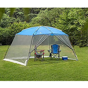 ALPHA CAMP Oversized Camping Folding Chair Heavy Duty Steel Frame Support 350 LBS Collapsible Arm Chair with Cup Holder Quad Lumbar Back Chair Portable for Outdoor/Indoor