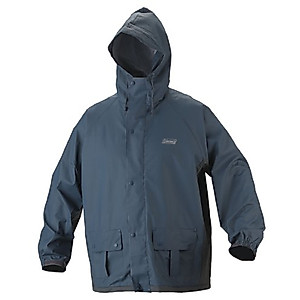 Coleman Mens 35mm PVC/Poly Rain Suit, Blue/Gray, X-Large