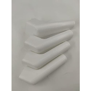 BBMTA Replacement RV Trailer Camper Hardware Extended Rain Gutter 655-FLEX-PW-A RV Trailer Camper Hardware Extended Rain Gutter Spout Spout 4 Left and 4 Right Side