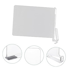 VILLFUL 2pcs Clothes Board Wardrobe Divider Shelf Divider Organizer Closet Shelf Clothing Drawer Dividers Closet Separators for Clothes Drawer Organizer Dividers Clear Shelf Abs