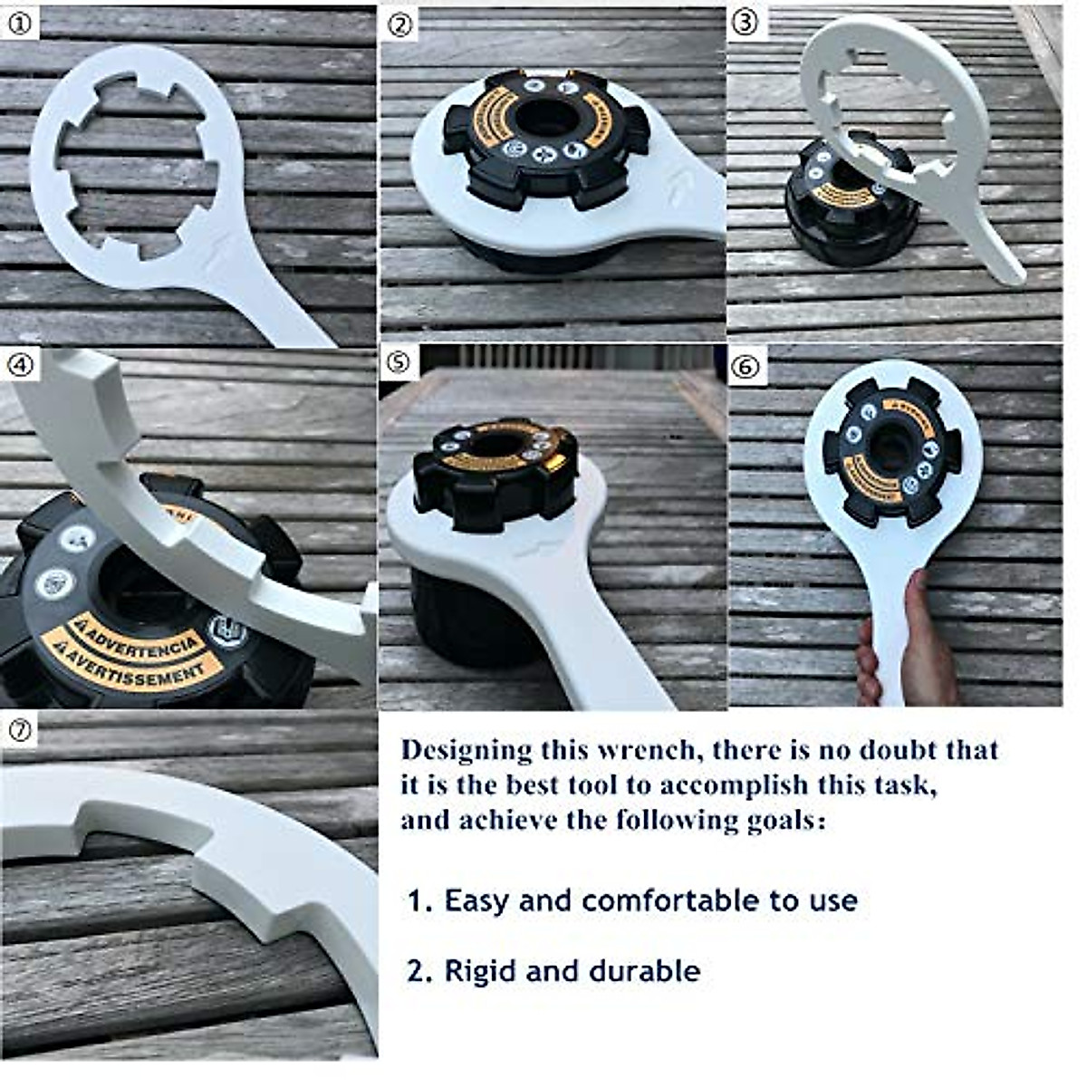 Chlorinator Lid Wrench Opener for Hayward Like CL200 CL220 & CL2002S Pool Pump lid Wrench A Must-Have Tool Replacing Chlorinator O-Ring