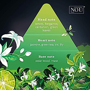 NOU Bergamot Perfume – Citrus Perfume – Natural Perfume for Women with Essential Oils – Fresh Smelling Perfume with Citrus and Musk Notes Bergamot Perfume for Women 1.7 fl oz EDP