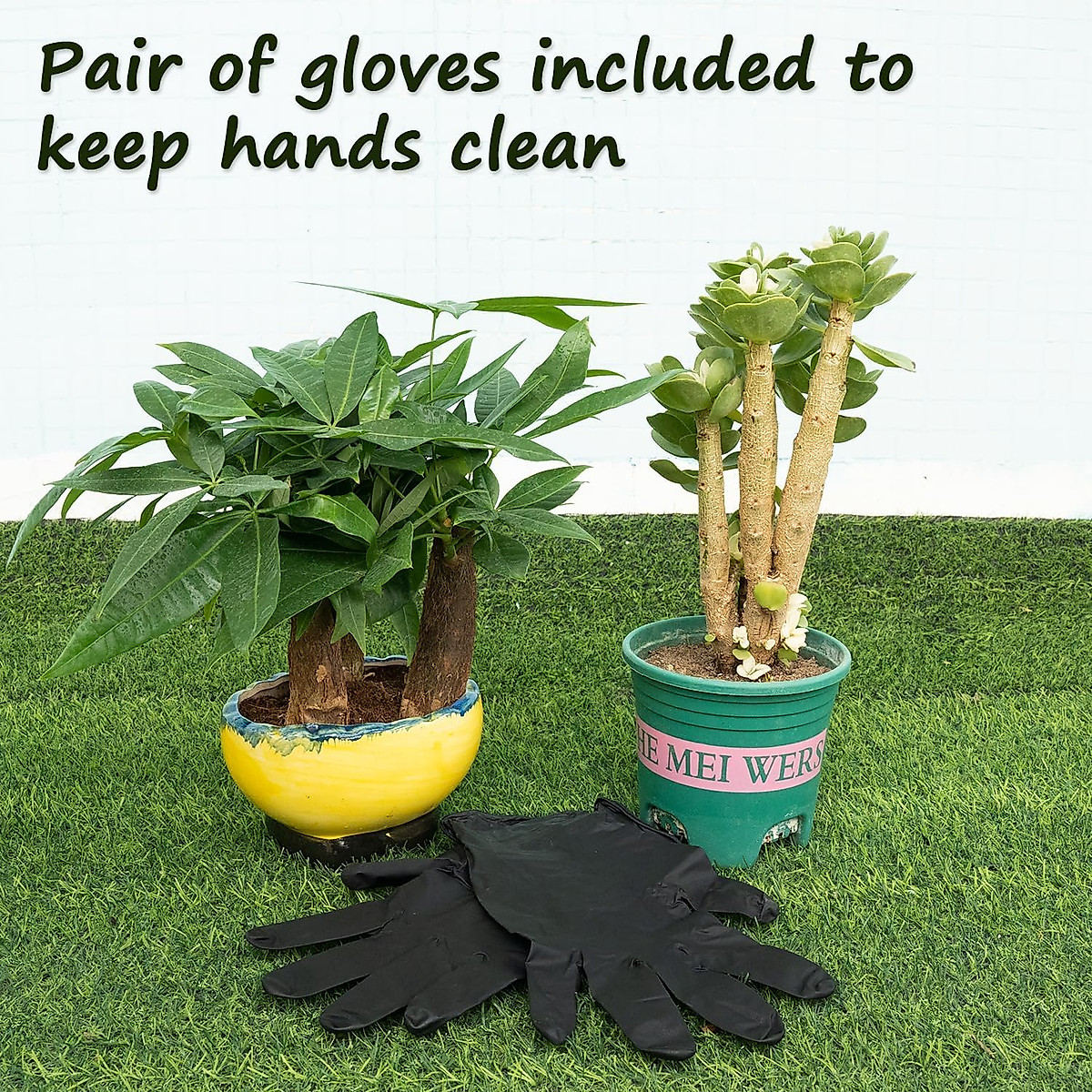 1LB Leca Balls for Indoor Plants, Expanded Clay Pebbles for Plants Hydroponic, Orchid Potting Mix, Soil Amendment, Drainage, Easy Reusability, 4-16mm, includes Gloves