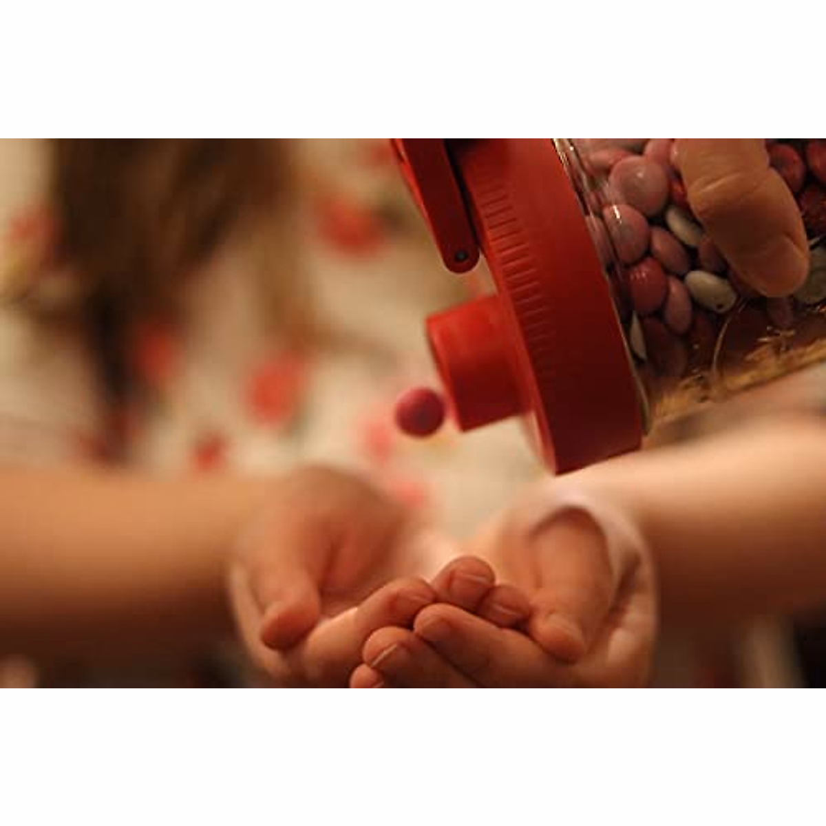 Brewing America Glass Mason Jar Pitcher with Lid - Ball Jars, 2 Quart (64 oz) with Old Glory Red Wide Mouth Mason Jar Pour Lid, for Smoothie, Boba Cup, Sun Tea Jar, Cold Coffee Glass Tumbler