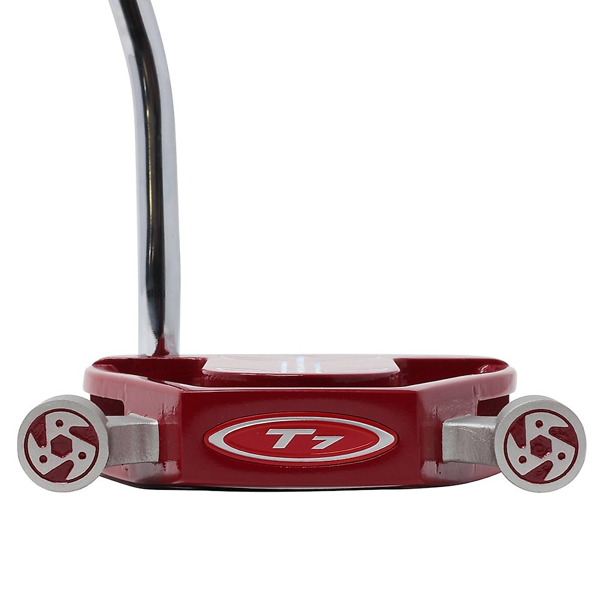 T7 Twin Engine Red Mallet Golf Putter Right Handed with Alignment Line Up Hand Tool 34 Inches Men's Standard Length Perfect for Lining up Your Putts