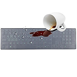 Keyboard Cover for HP Pavilion 27" All in One Desktop HP Pavilion 27-xa0014/27 Xa0055Ng/0370Nd/0076Hk/0010Na, HP Pavilion 24-inch 24-xa0020 Xa0002A Xa0032 xa0013w,HP Pavilion Wireless Keyboard-Clear