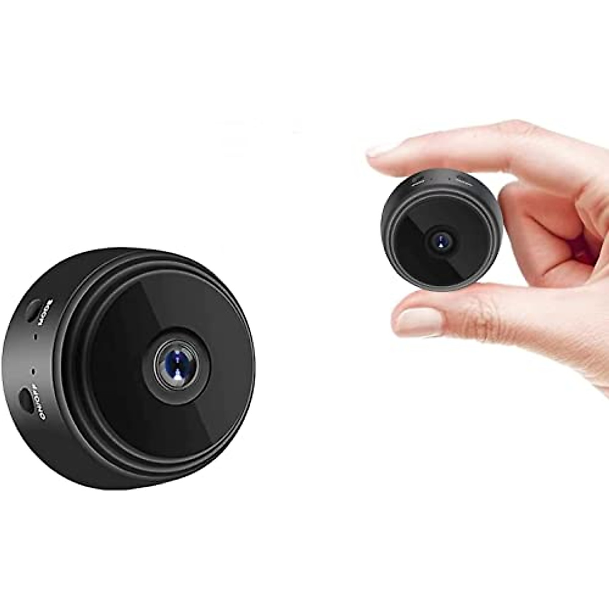 Mini Wireless WiFi Camera HD 1080P Home Security Cameras with Feed Covert Baby Nanny Cam with Cell Phone App Tiny Smart Pet Dog Cameras with Night Vision and Motion Detection