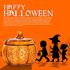 Scented Candles for Home Decoration - Aromatherapy Candles - Pumpkin Shaped - Farmhouse Pumpkin Tweed | Thanksgiving Candle Gift Natural Soy Wax Candles