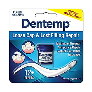 100 PCS Mixed Dental Temporary Crown Kit Anterior Front and Molar Posterior + Maximum Strength Dental Temporary Cement Loose Caps Repair