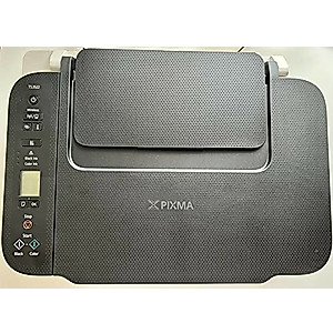 Canon PIXMA TS Series Wireless All-in-One Color Inkjet Printer - Print Copy Scan - Mobile Printing, 50 Sheets Paper Tray, 4800 x 1200 dpi, 1.5'' LCD Display, with MTC Printer Cable White