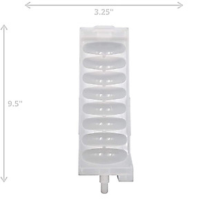 LEFITPA Replacement DA63-02284B Ice Cube Tray for Samsung Refrigerator AP4334981 1795936 DA63-02284A PS4149221 Fits RS2630SH RS2630WW RB215LASH RS257BARB RB215LABP RS253BASB RS255BASB RS253BABB