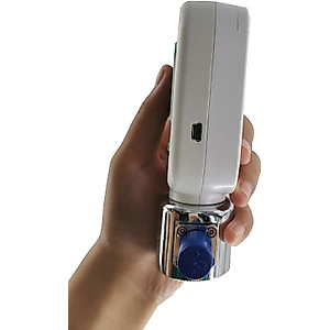 BHYIQI Portable Gas Mass Flow Meter Mass Air Flowmeter with Range 0 to 20L/Min Accracy ±2.5+0.5FS% LCD Display Password Setting Alarm Function