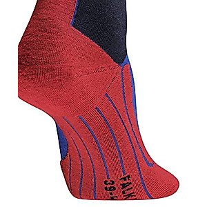 FALKE Men's SK4 Ski Socks, Merino Wool, Knee High, Light Cushion, Breathable Quick Dry, Winter Athletic Sock, Blue (Olympic 6940), 10.5-11.5, 1 Pair