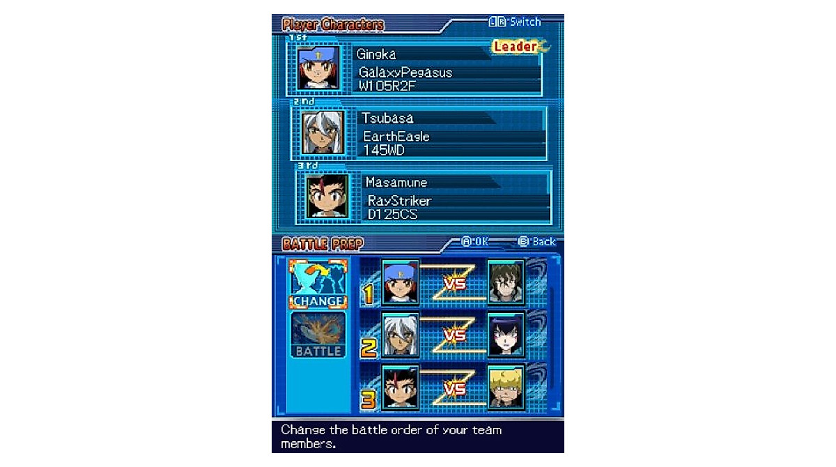 Beyblade: Metal Masters Nintendo DS – Battle Characters & Multiplayer