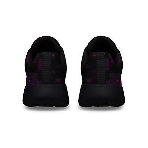 Breast Cancer Awareness in October We Wear Pink Shoes Women Fashion Running Sneakers Breathable Casual Sport Tennis Shoes Black Size 8.5