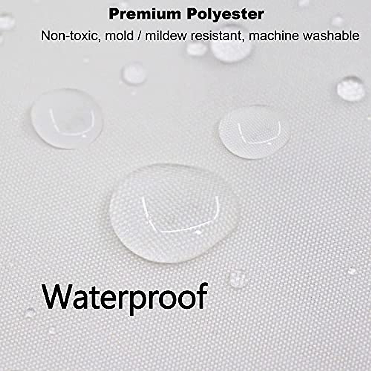 JOINSI 4 Pcs Christmas Snowman Shower Curtain Sets with Rugs, Toilet Lid Cover, Bath Mat, 12 Hooks for Xmas Holiday Decorations (71 Inch x 71 Inch) (Snowman)