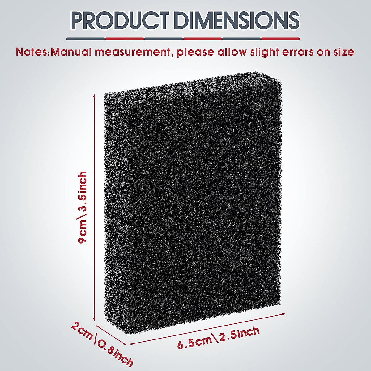 Card Dividers for Storage Boxes Trading Box Dividers Multifunction Card Sponge Shock Absorbing Sponge Suitable for Almost All Boxes to Fill Extra Space for Card Security, Black (20 Pcs)