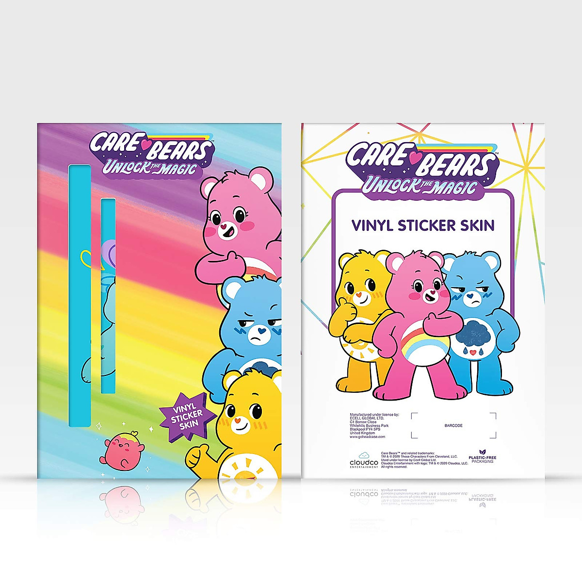 Head Case Designs Officially Licensed Care Bears Rainbow Classic Vinyl Faceplate Sticker Gaming Skin Decal Cover Compatible With Sony PlayStation 5 PS5 DualSense Controller