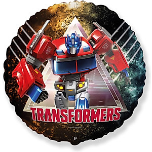 Epic Party Plan Optimus Prime Transformers Balloon Set of 3 - 30'' Tall Centerpiece for Boys' Birthday, Graduation, Summer Party Decorations