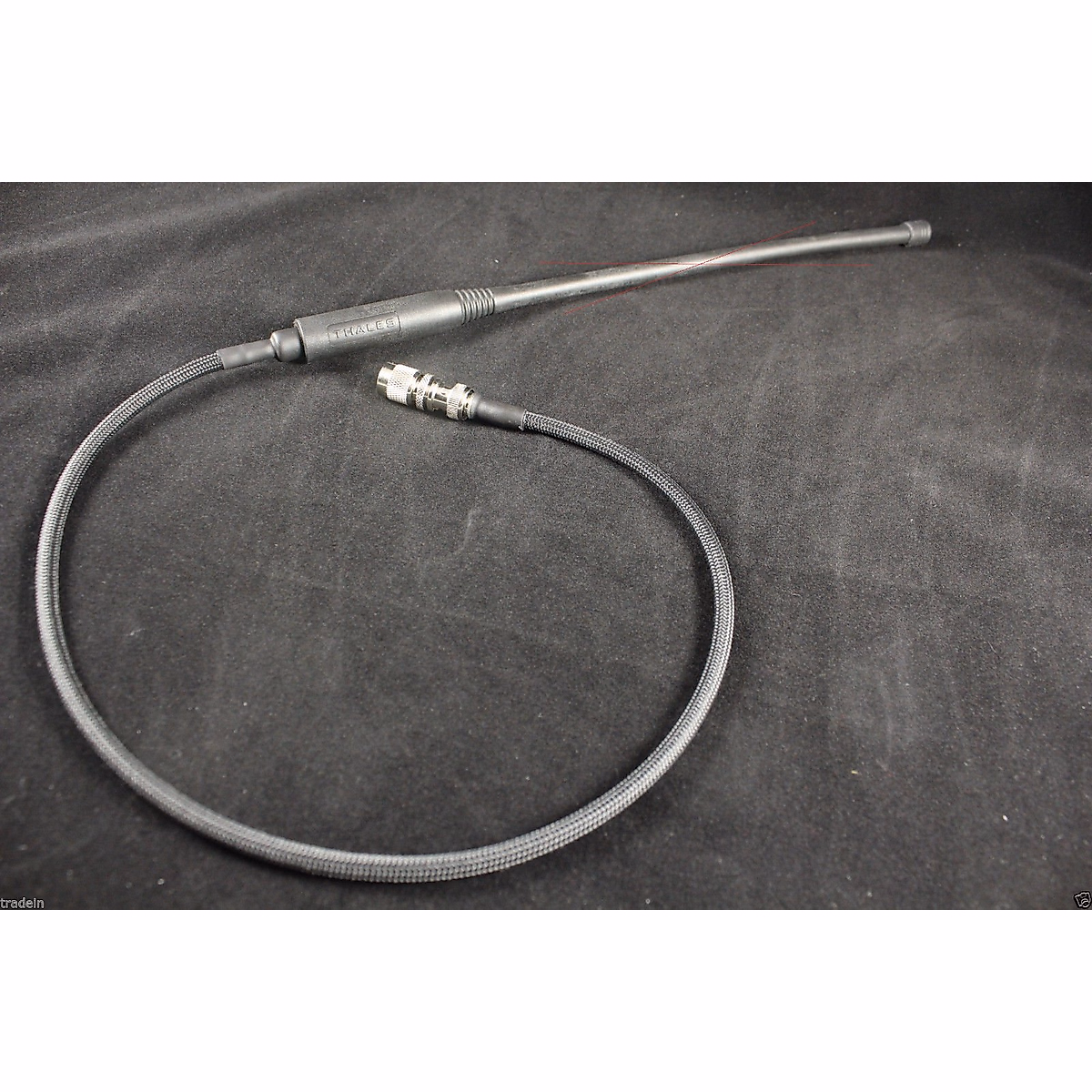3 ft Armored Antenna Relocator Cable (AARC) MBITR Radio TCI MAST PTT Sordin