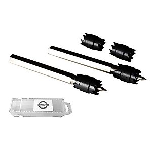 KCC Industries Spot Weld Cutter Set (2 Pack) + 2 Replacement Blades & Storage Case