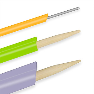 YEQIN Quick Turn Fabric Set, 3 Count, Assorted Sizes Tube Turners for Sewing DIY Tool