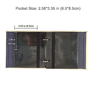 Fancyme 100 Pockets Instax Mini Photo Album Film Book Compatible with Fujifilm Instax Mini LiPlay 11 9 8 7s 90 70 25 Instant Camera 3 Inch Picture Name Card Holder (Beige)