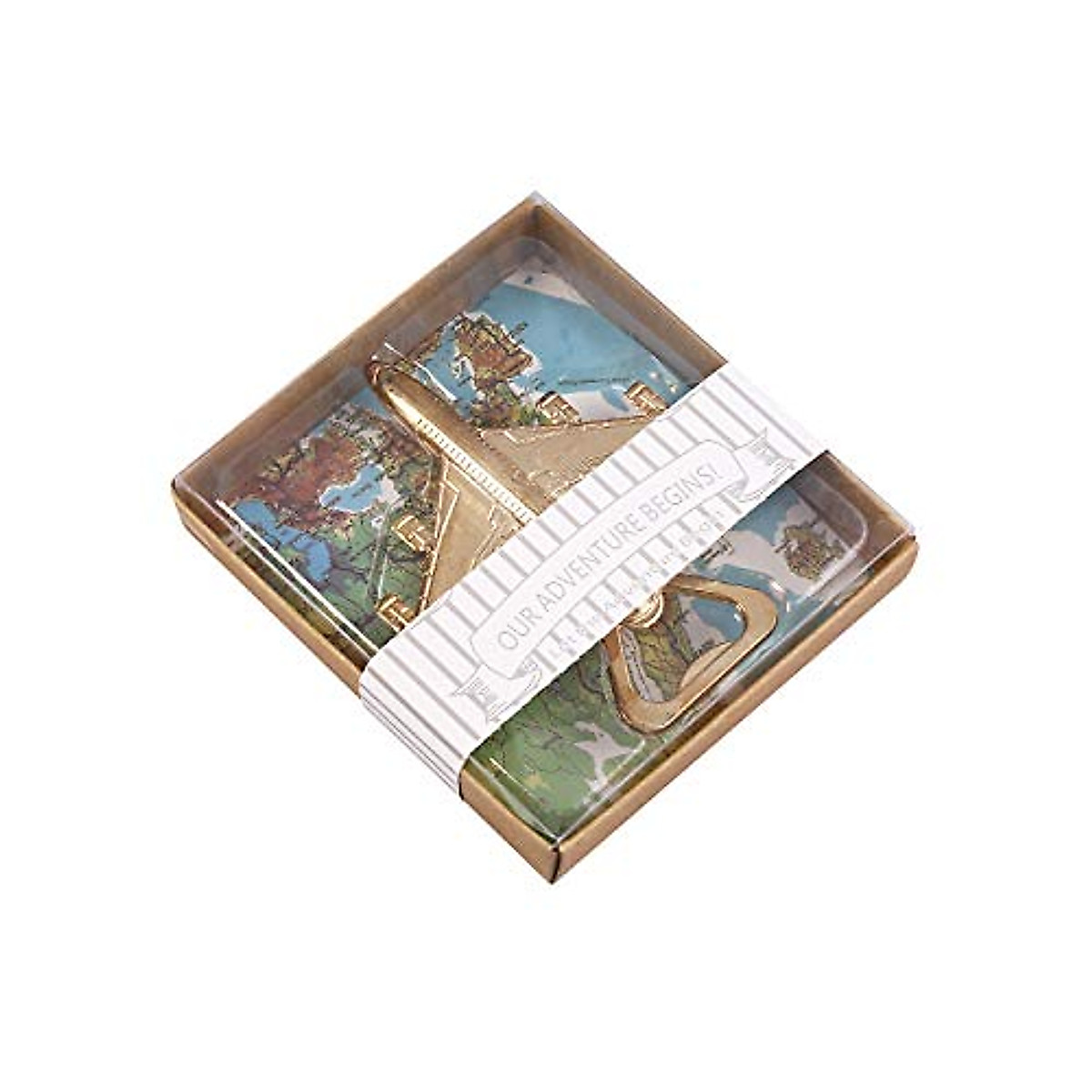 Airplane Bottle Opener - Aviation Gifts for Pilot - Airplane Decor - Gift for Veteran - Plane Beer Bottle Opener in Gift Box - Perfect Travel Gift (Airplane)