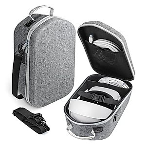 Vimetapro Carrying Case For Oculus Quest 2/Quest 3/PSVR2,Travel Case Storage Bag For For Meta Quest 2 Accessories/Pro Vr Headset With Elite Strap,Touch Controllers And Other Vr Accessories