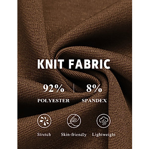 COOFANDY Men's Knit Blazer Jacket Lightweight Sport Coats Brown Casual Suit Jackets Brown XXL