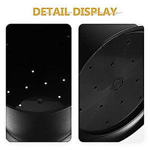 UPKOCH 1pc Black Rack Home Silverware Spoon Accessories Case Holder Spoons Chopsticks Tableware Utensil Pot for Holder: Basket Cooking Draining Shelf Drain Cutlery Tool Spatula Container