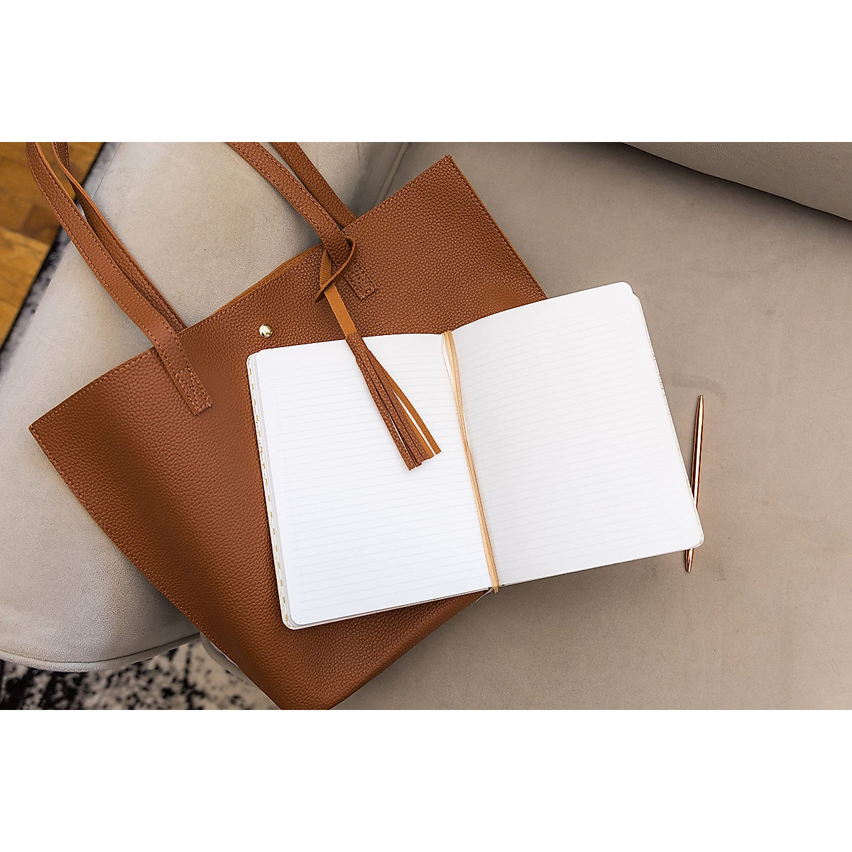 Southworth Premium Journal, 5.5” x 8.25”, Rustic Greenery Design, Premium 28lb/105gsm Paper, Medium Book Bound Journal, Medium Book Bound Journal, 80 Ruled Sheets/160 Ruled Pages (91919)