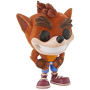 POP Funko 0889698256438 Crash Flocked Exclu Figurines 10 cm