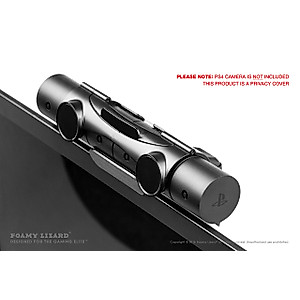 Privacy Shield for Playstation 4 Camera v2.0 by Foamy Lizard ® Protective Concealing Lens Cover for 2016 PS4 Console Camera 2.0 Sensor (NOT compatible with OLD rectangular camera, CAMERA NOT INCLUDED)