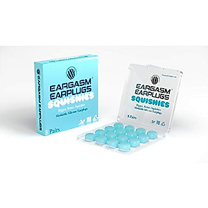 Eargasm Squishies - Moldable Silicone Earplugs for Sleep - Noise Reduction - Noise Cancelling