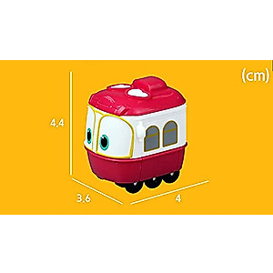 Robot Trains Season 2 Korean Animation Character Die-Casting Train Selly 2" Action Figure Toy, Ages 3 and up