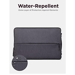 Lenovo Urban Laptop Sleeve 15.6 Inch for Laptop/ Notebook/Tablet Compatible with MacBook Air/Pro Water Resistant - Charcoal Grey