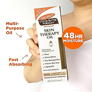 Palmer's Cocoa Butter Formula Skin Therapy Moisturizing Body Oil with Vitamin E, 5.1 Ounces
