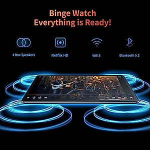 LincPlus T3 Tablet Android 13 Tablets 10.36” 2K Screen MediaTek G99 8-Core 8GB RAM 128GB ROM 8+13MP 7000mAh PD Fast Charge Widevine L1 5G WiFi Tablet PC
