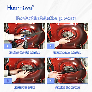Huarntwo 710-1044, 736-0524B, 748-0376E New Mower Blade Adapter Kit for MTD