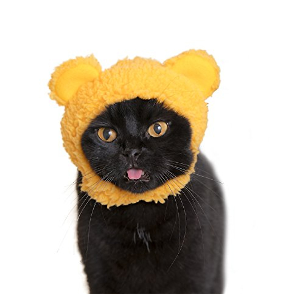 Kitan Club Cat Cap - Pet Hat Blind Box Includes 1 of 6 Cute Styles - Soft, Comfortable - Authentic Japanese Kawaii Design - Animal-Safe Materials, Premium Quality (Bear)