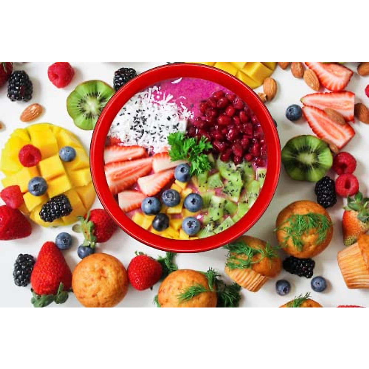 Phobowl, Set of 4(20 pcs) Cute Ramen Bowl with chopsticks- 32 OZ Japanese Style Noodle Soup Bowls Set and Asian Soup Spoons- Large Bowls for Salad, Udon,Soba,Pho, Rice, Noodles with Chopstick Holders