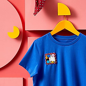 LEGO DOTS Disney Mickey and Minnie Mouse Stitch-On Patch 41963, DIY Toy Badge Making Kit to Decorate Clothes, Backpacks and More, Craft Kit for Kids Aged 8 Plus