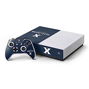 Skinit Decal Gaming Skin Compatible with Xbox One S All-Digital Edition Bundle - Officially Licensed College Muskateers Design