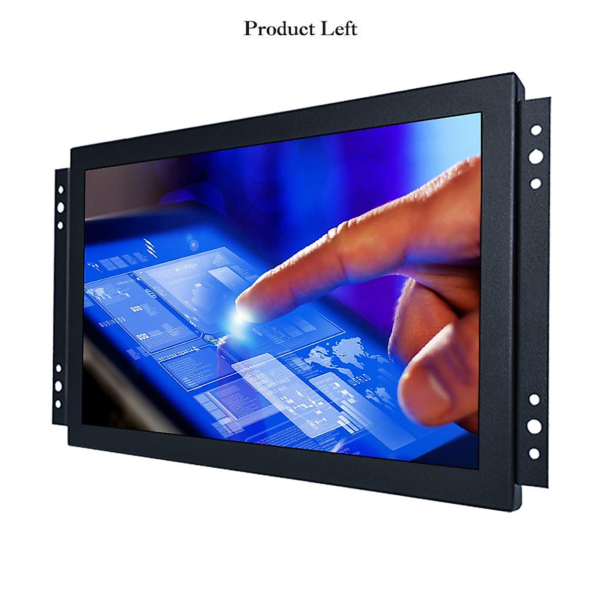 iChawk 10.1" inch PC Display 1280x800 16:10 720p Widescreen HDMI-in VGA USB Metal Shell Embedded Open Frame Driver Free Ten-Point Capacitive Touch Monitor LCD Screen with Built-in Speaker K101MT-59C
